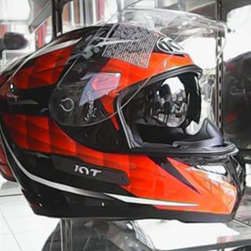 Jual Kyt K2 Diamond Black Red Full Face Fullface Double Visor Di Seller ...