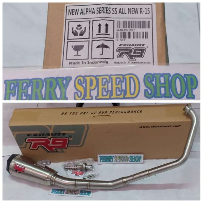 Jual R9 New Alpha Series Yamaha New R15 V3 Knalpot R9 New Alpha R15 New ...