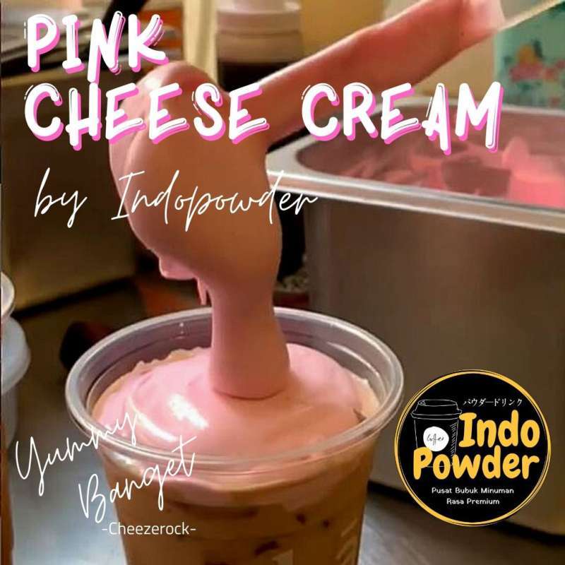 Jual PINK CHEESE CREAM Powder 1Kg / PINK CREAM CHEESE bubuk 1Kg / Bubuk ...