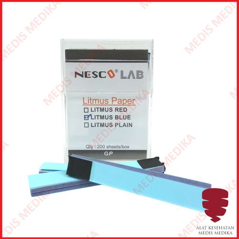 Jual Litmus Paper Nesco Red Blue Kertas Lakmus Tester Test Kadar Asam ...