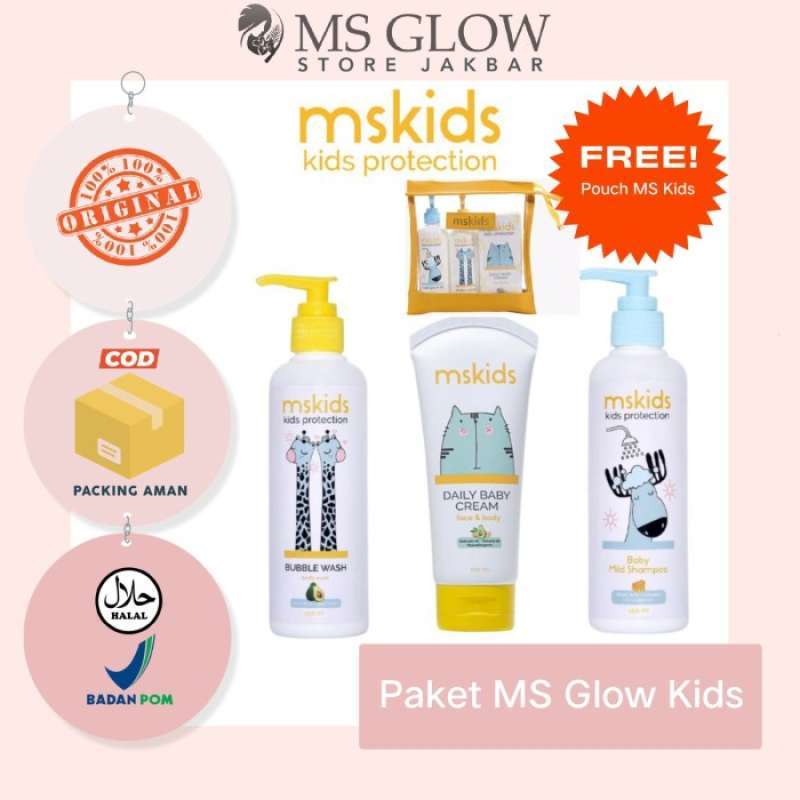 Promo MS Glow Kids Perawatan dan Proteksi Anak Diskon 10% di Seller mom ...