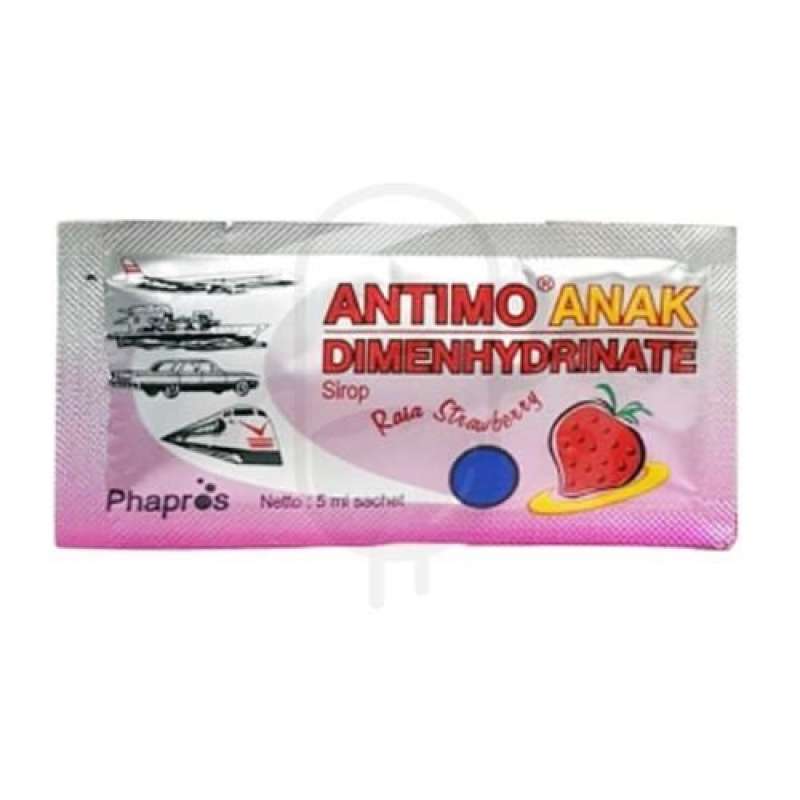 Jual ANTIMO ANAK RASA STRAWBERRY 5 ML SACHET di Seller Apotek Pelita Farma - Situmandala, Kab ...
