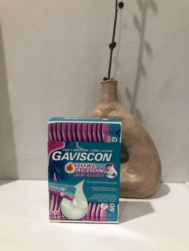 Jual Gaviscon dual double action 12 sachet liquid Aussie obat asam ...