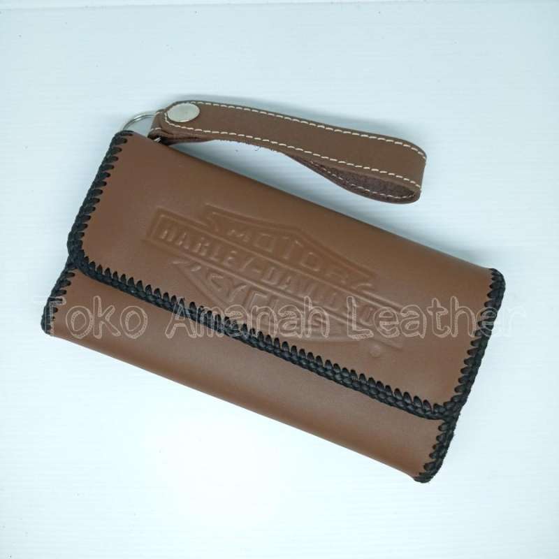Jual Dompet Pria Panjang Kulit Asli Model Sulam Di Seller Toko Amanah ...