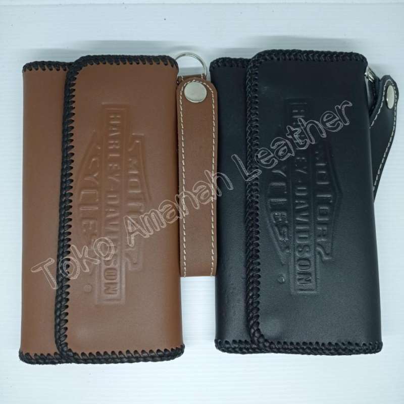 Jual Dompet Pria Panjang Kulit Asli Model Sulam Di Seller Toko Amanah ...