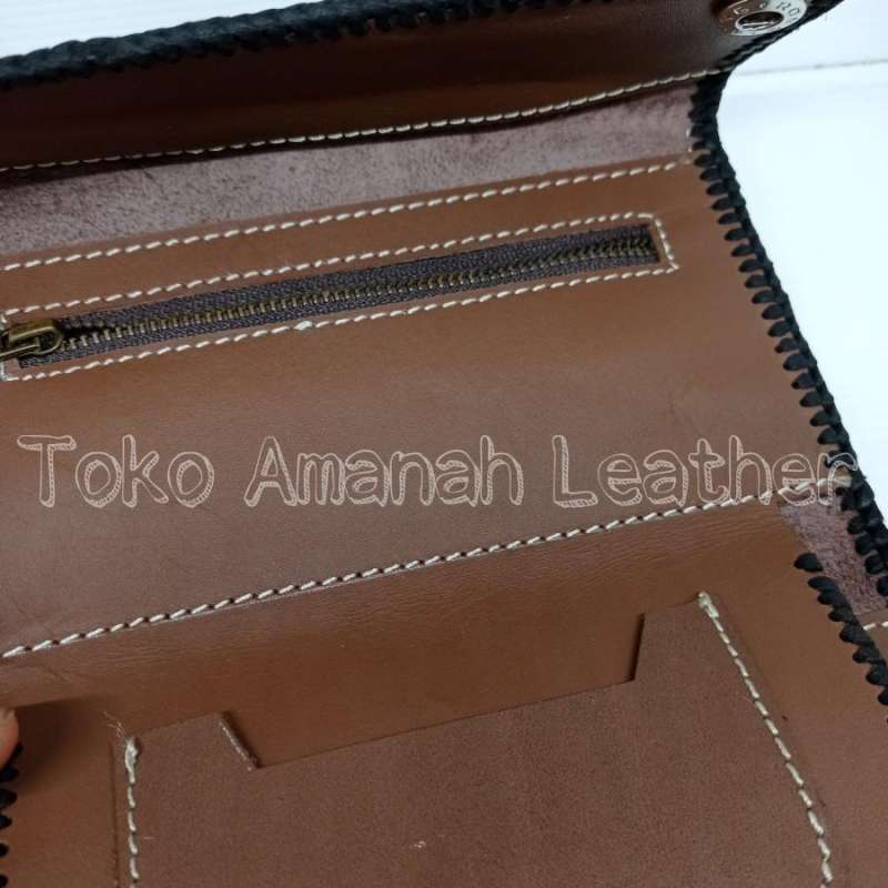 Jual Dompet Pria Panjang Kulit Asli Model Sulam Di Seller Toko Amanah ...