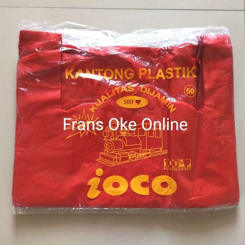 Jual Kantong Plastik Merah Besar Ukuran 50 Tebal di Seller Jaya Ory ...