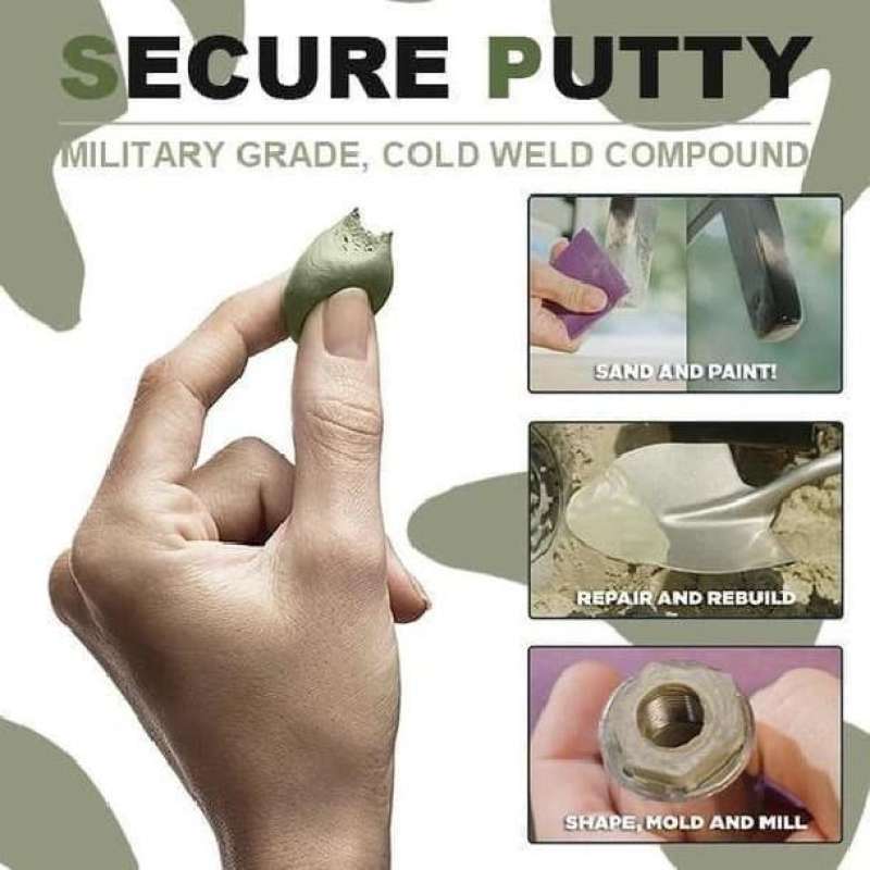 Jual Lem dan dempul Besi keramikTERBAIK Secure Putty Lem Epo Putty di ...