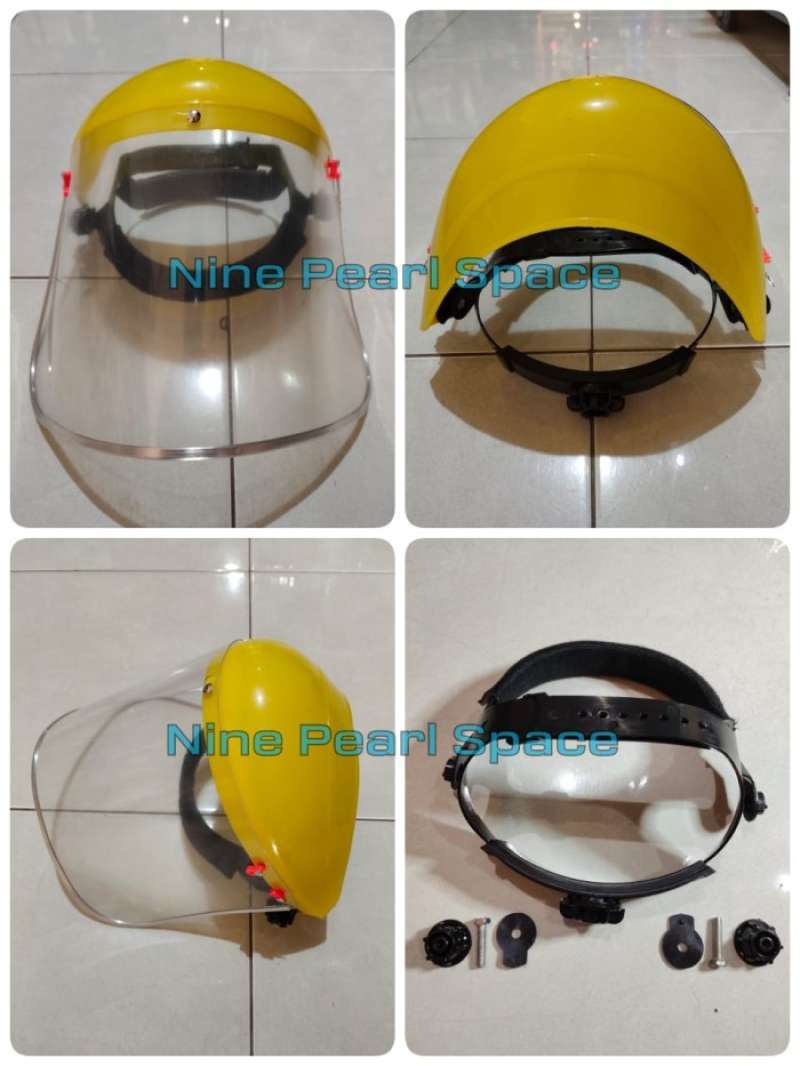 Jual Face Shield Faceshield Gerinda Pelindung Muka Wajah Alat Safety di ...