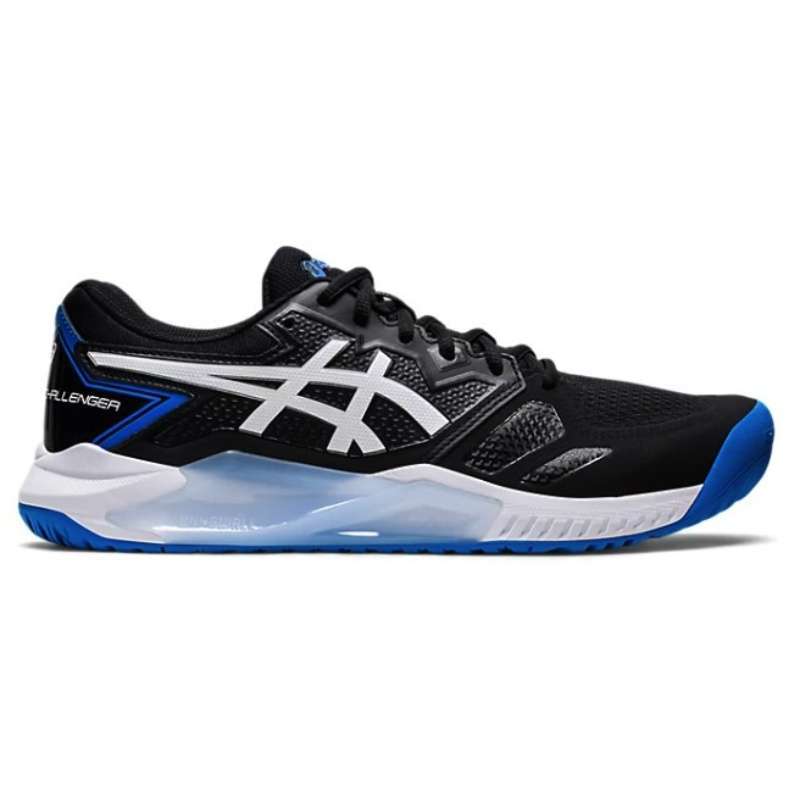 Jual Sepatu Tenis Asics Gel Challenger 13 Black Electric Blue Tennis ...