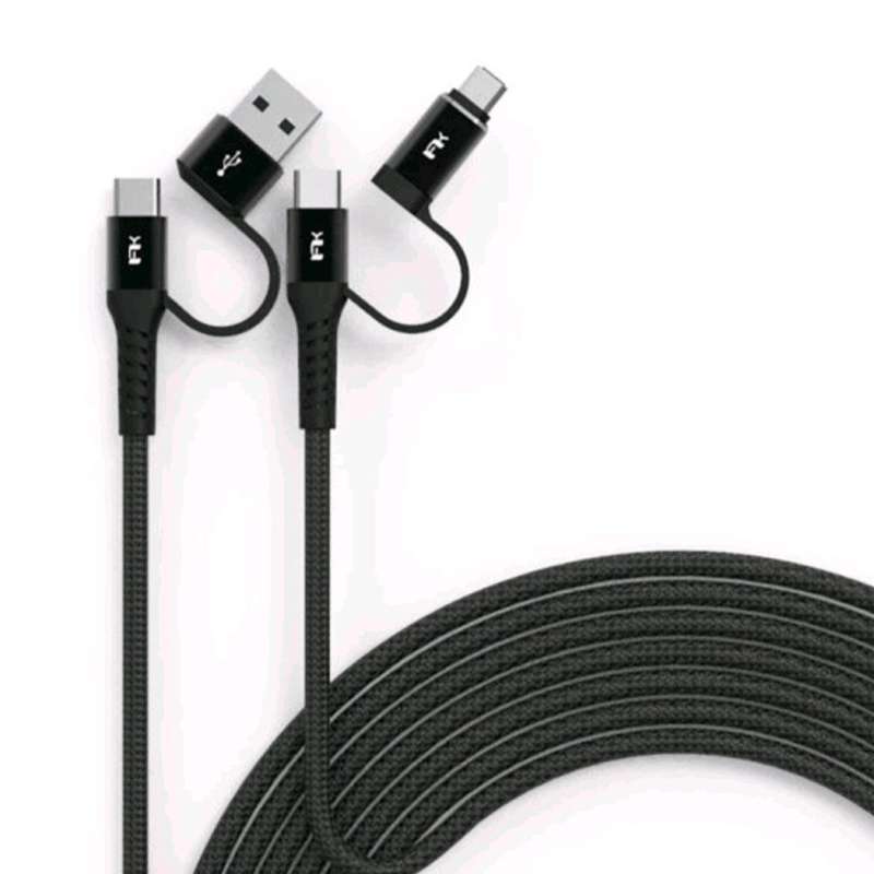 Jual FEELTEK Android Fast Charging Multi Plug Cable 200 cm / 2 meter ...