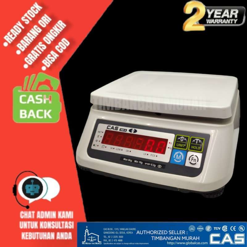 Promo Cas Sw 11 Red Led Display/ Timbangan Serbaguna/ Timbangan Sembako Diskon 13% di Seller ...