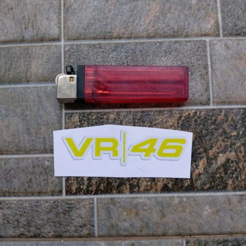 Jual Stiker Vinyl VR 46 Rossi Moto GP Fans Club Motor HP Sepeda Laptop ...