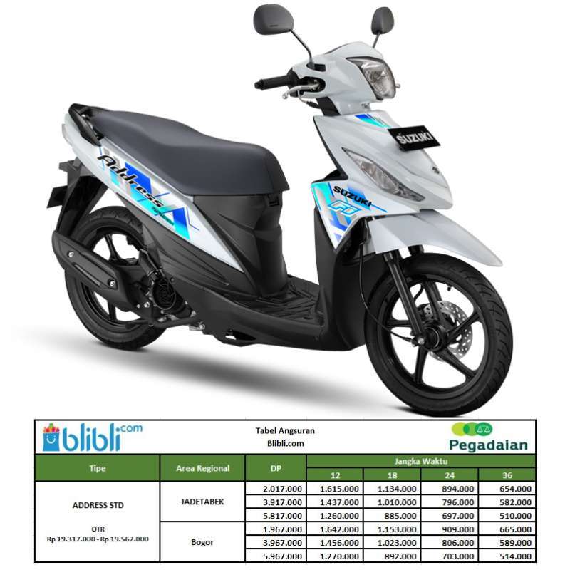 Jual Pegadaian - [DP] Suzuki Address FI Standard Sepeda Motor [OTR ...