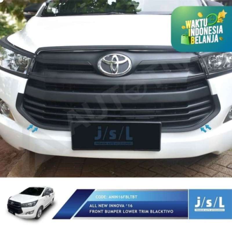 Jual Jsl List Bumper Depan Innova Reborn Blacktivo Front Lower Bumper ...