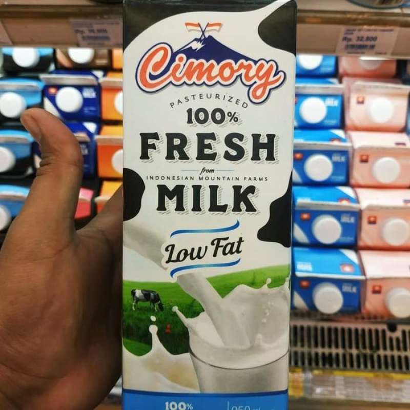 Jual Cimory Fresh Milk low fat Susu Segar Rendah lemak 950Ml di Seller ...