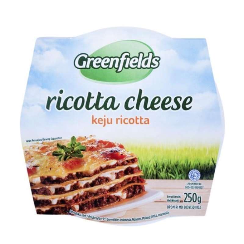 Jual Greenfields Ricotta Cheese 250 g di Seller Happy Fruit Jakarta ...