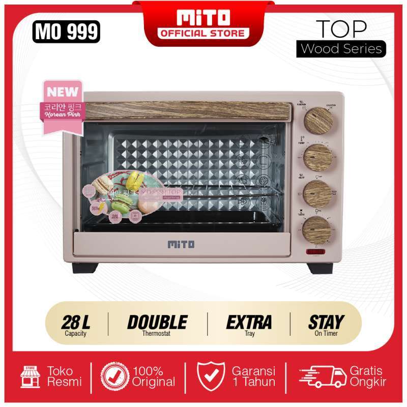 Jual Mito Electric Oven Mo999 Top Wood Series 28l - Pink Di Seller Mito ...