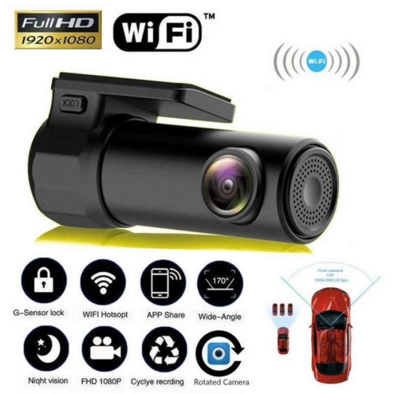 Promo Kamera Mobil Dash Camera Dashcam Board Wide Angel 1080P Wifi Loop ...