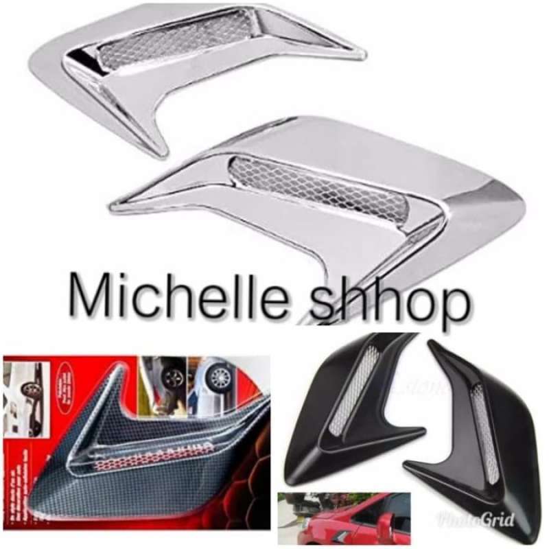 Jual Racing Premium Mini Scoop Air-Side Vent air flow mobil xpander di ...