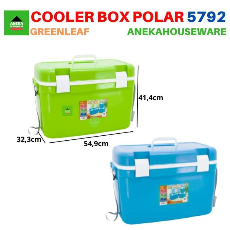 Jual Cooler Box Polar Ice Box 30 Liter 5792 Green Leaf di Seller ...