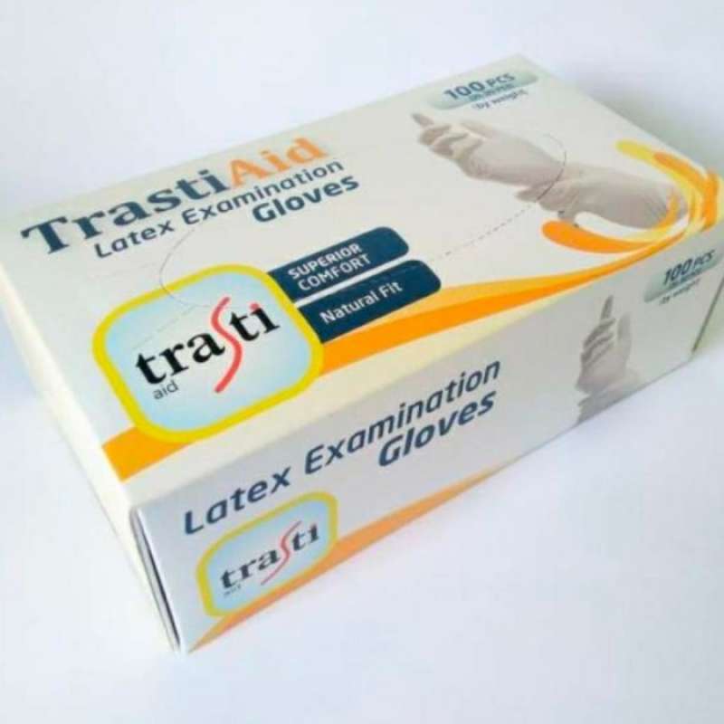 Jual Latex Trasti Gloves original ready size S dan M di Seller MADHA ...