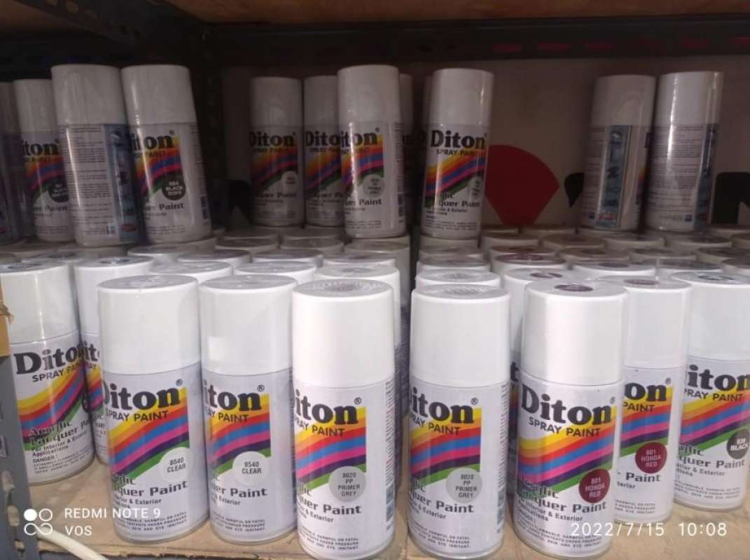 Jual CAT DITON KALENG SEMPROT 300 CC ATAU 300 ML WARNA SOLID di Seller ...