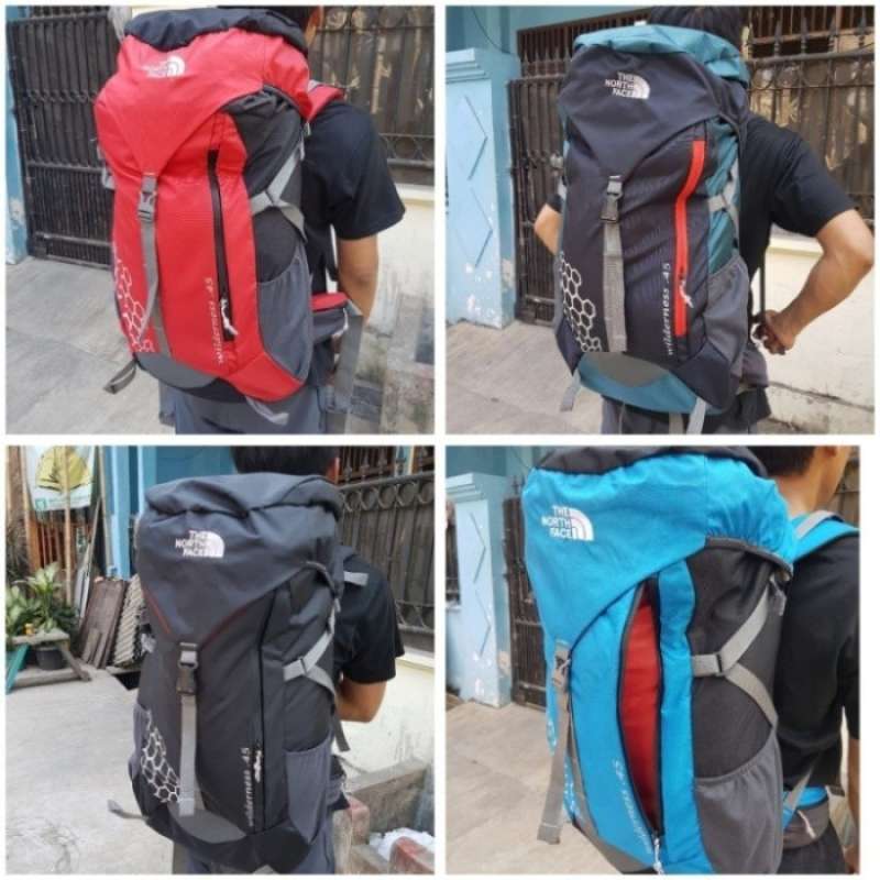 Jual TAS RANSEL KERIL CARRIER THE NORTH FACE TNF LOKAL 50 LITER - NAVY ...