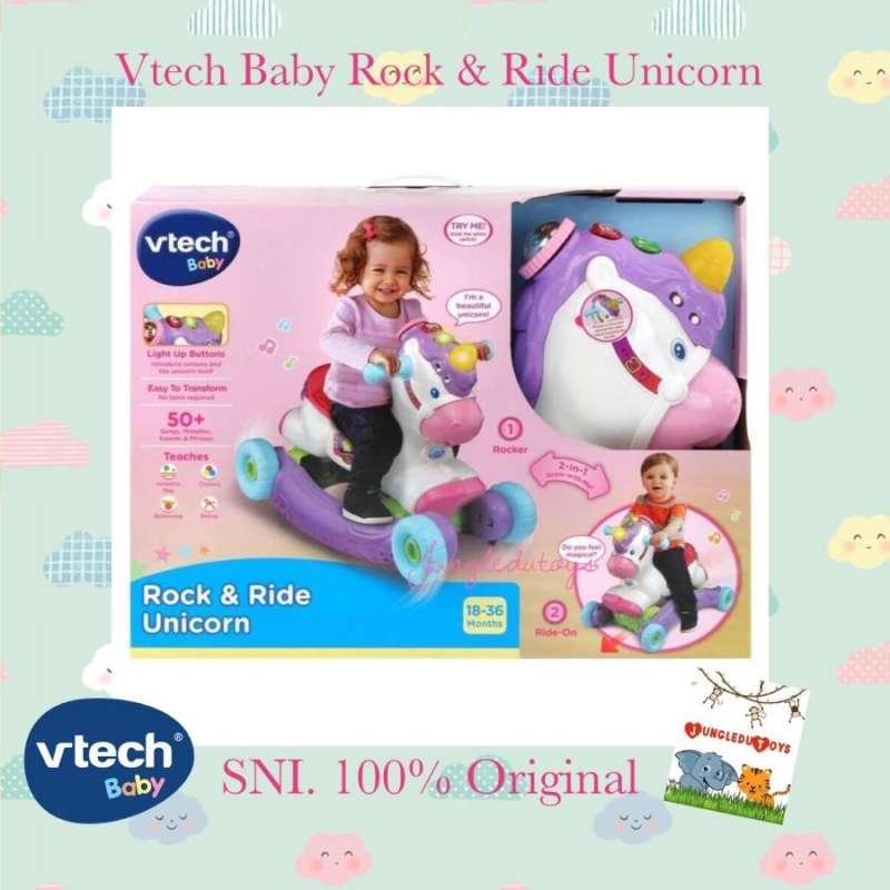 Jual Vtech Baby Rock And Ride Unicorn Original Mainan Kuda Ride On Anak ...