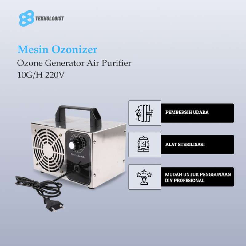 Jual Mesin Alat Sterilizer Ozonizer Ozone Generator Air Purifier 10G/H 220V di Seller Smartans ...