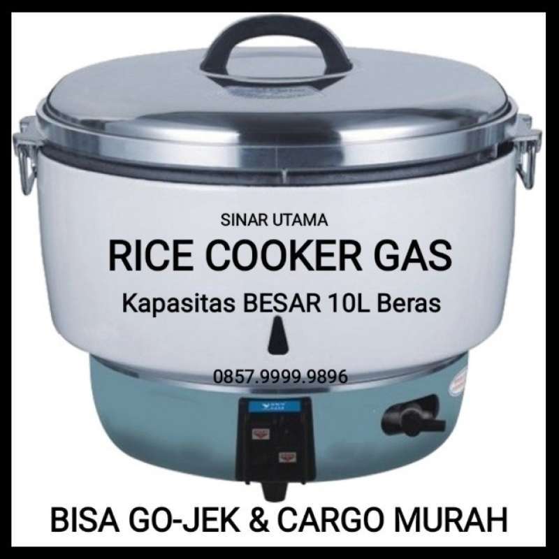 Jual RICE COOKER JUMBO Kapasitas BESAR 10 Ltr GAS Magic Jar Com Masak ...