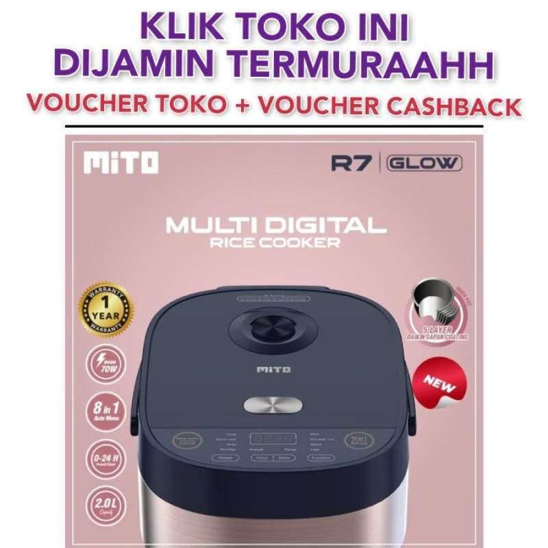 Jual MITO R7 Rice cooker Japan Quality - DARK GOLD GARANSI RESMI di ...