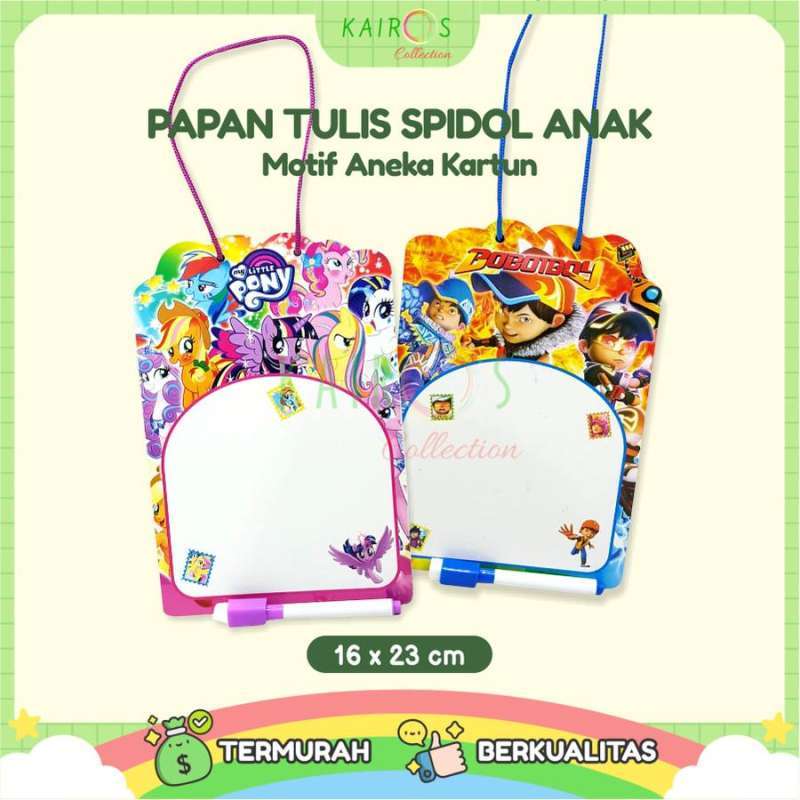 Jual Papan Tulis Spidol Anak Motif Karakter Kartun Lucu Di Seller ...