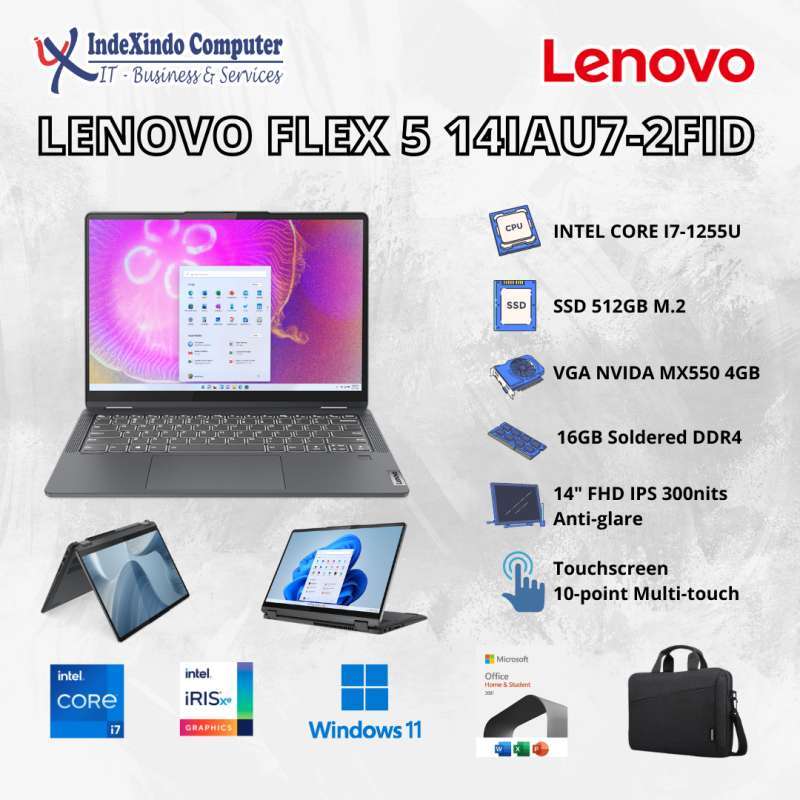 Jual Lenovo Ideapad Flex Iau Fid Core I U Gb Gb Ssd Fhd Touch Sc Win