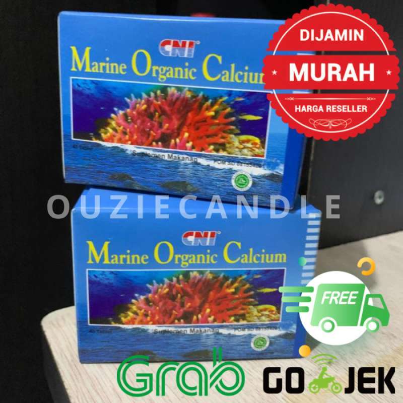Jual [Ready] Marine Organic Calcium 40 Tablet Original Cni - Kalsium ...