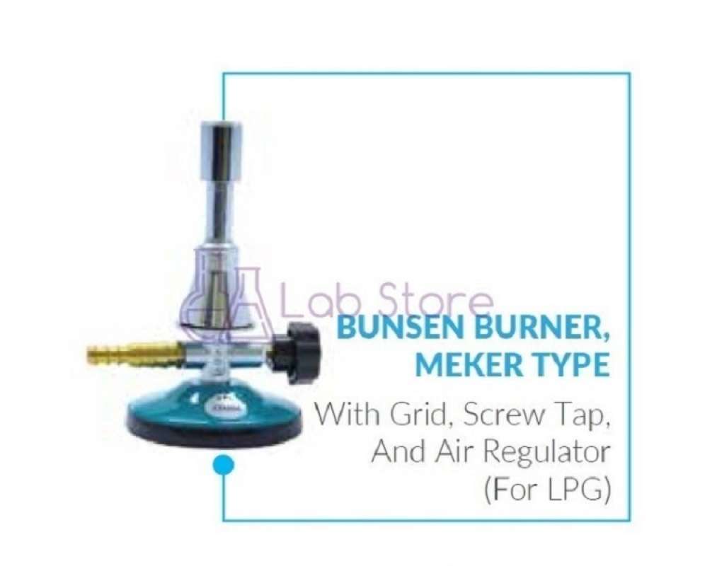 Jual Pembakar Bunsen Burner Meker Type Ø 30 Mm For Lpg | Omm 01.0274.0 ...