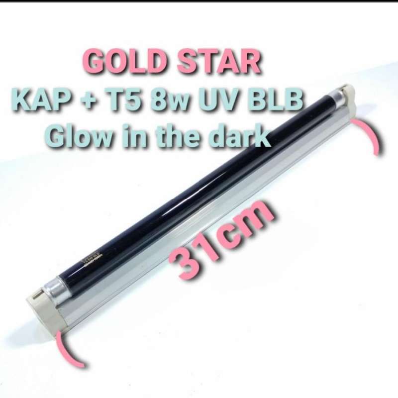 Jual Set Lampu Uv T5 8w Uang Blb 31cm (lp 30cm) Gold Star Cek Uang Palsu Di Seller Infoprolight ...