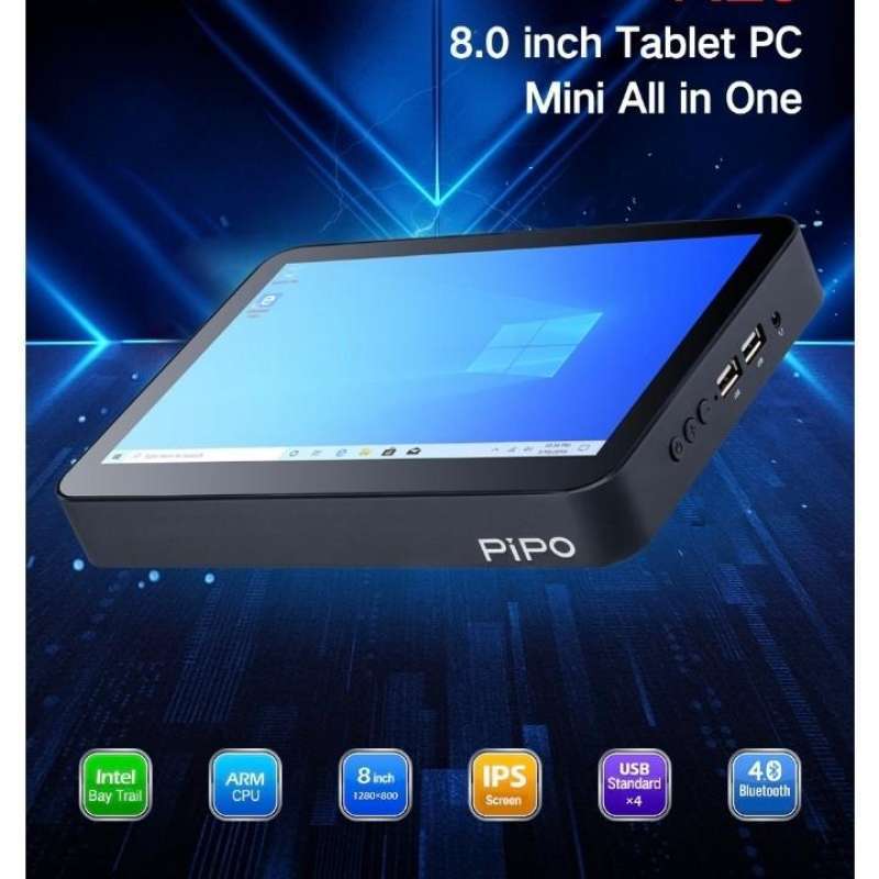 Jual PiPo X2 Mini PC Intel Quadcore 8 Touchscreen AIO WiFi HDMI Windows ...