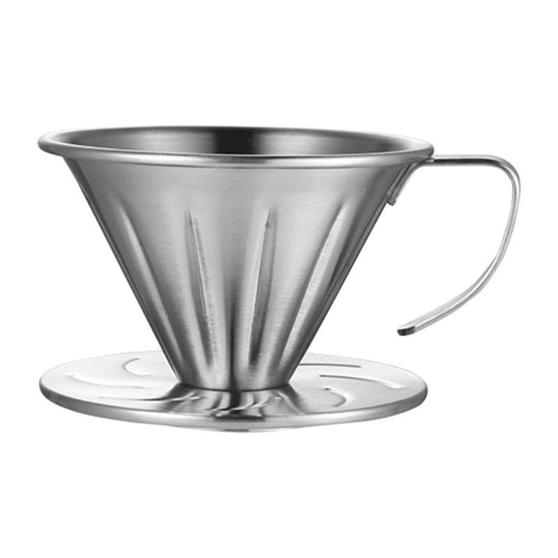 Promo Pour Over Coffee Dripper Stainless Steel Coffee Machine ...
