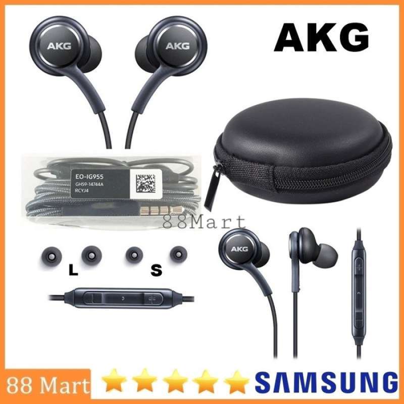 Jual Handsfree Earphone S8 S8+ Tuned by AKG ORIGINAL 100% ORI di Seller ...
