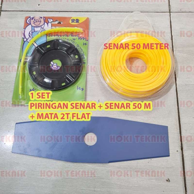 Jual Tali Senar Potong Rumput/brush Cutter Nylon 50 Meter Redfox Di ...