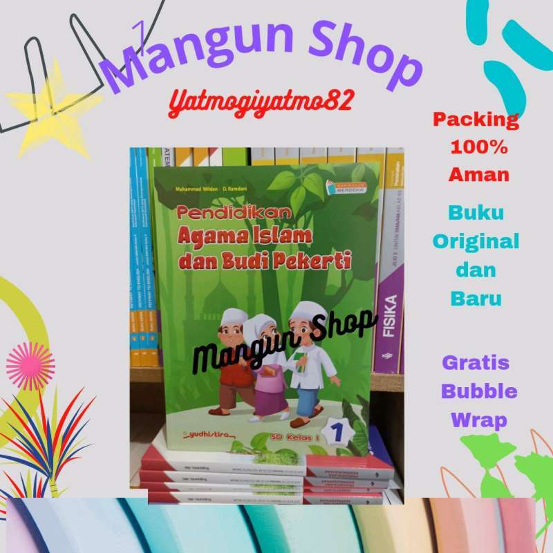 Jual Buku Pendidikan Agama Islam Kelas 1,2,3,4,5,6 SD Kurikulum Merdeka Yudhistira - Kelas 1 di ...