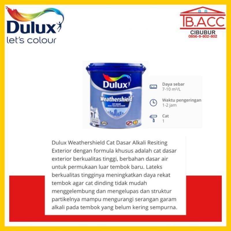 Jual Cat Dasar Dulux Weathershield Alkali Resisting Primer 20l Di