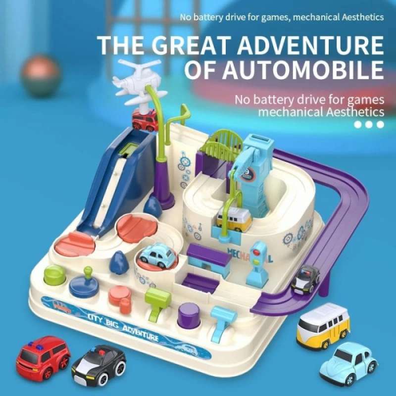 Jual Mainan Car Adventure Rail Track Mobil Rescue Brain Game Kado Anak ...