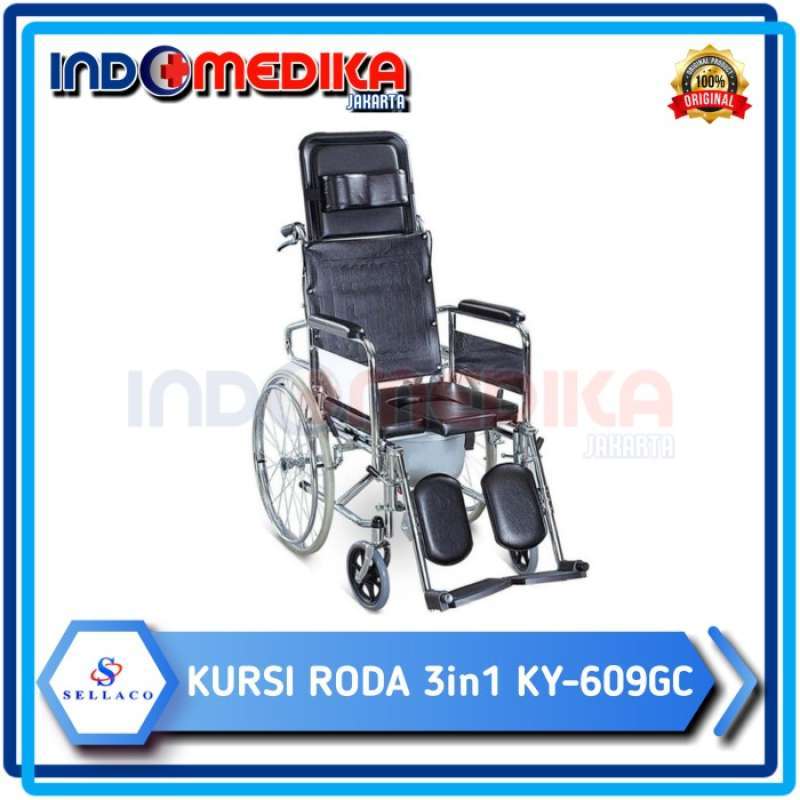 Promo KURSI RODA 3 in 1 SELLA KY-609 GC 3in1 KY609GC Diskon 23% di ...