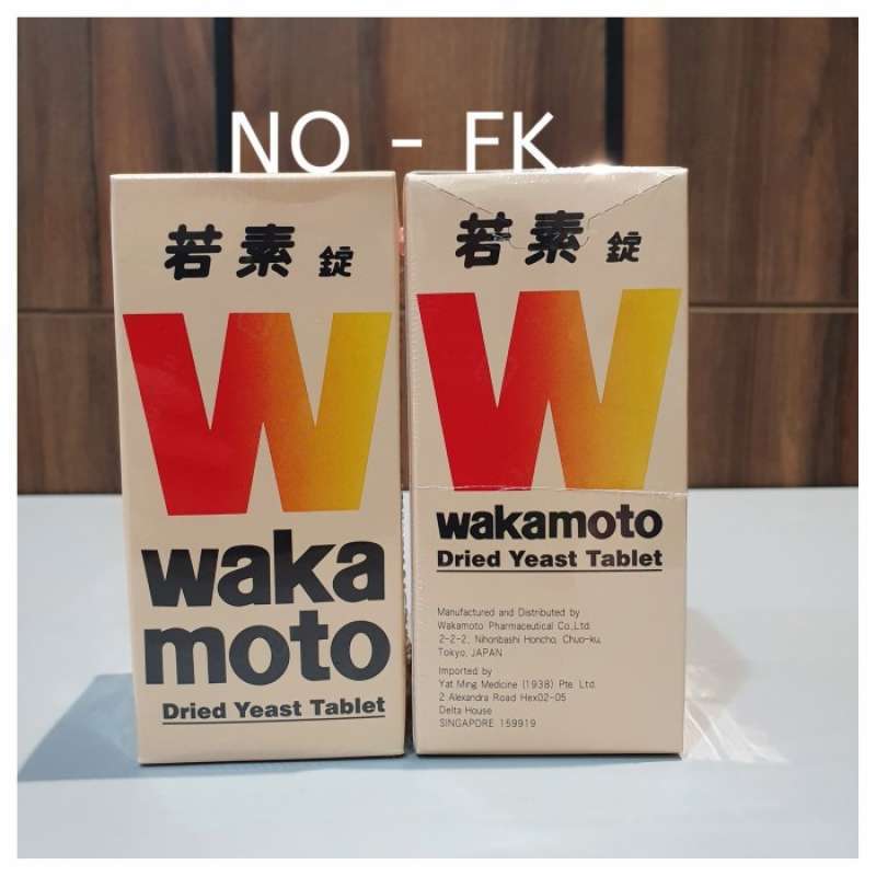 Promo OEM Wakamoto dried yeast 300 tablet made in Japan obat maag nyeri ...