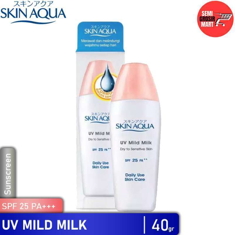 Promo Skin Aqua UV Mild Milk SPF 25 PA++ 40g Diskon 22% di Seller Surya Tokoku - Surya Kosmetik ...