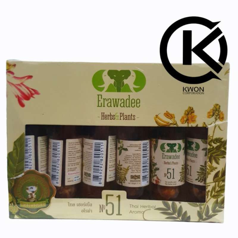 Jual Erawadee 51 Minyak Angin Thailand Per Box di Seller EDOGAWA STORE ...