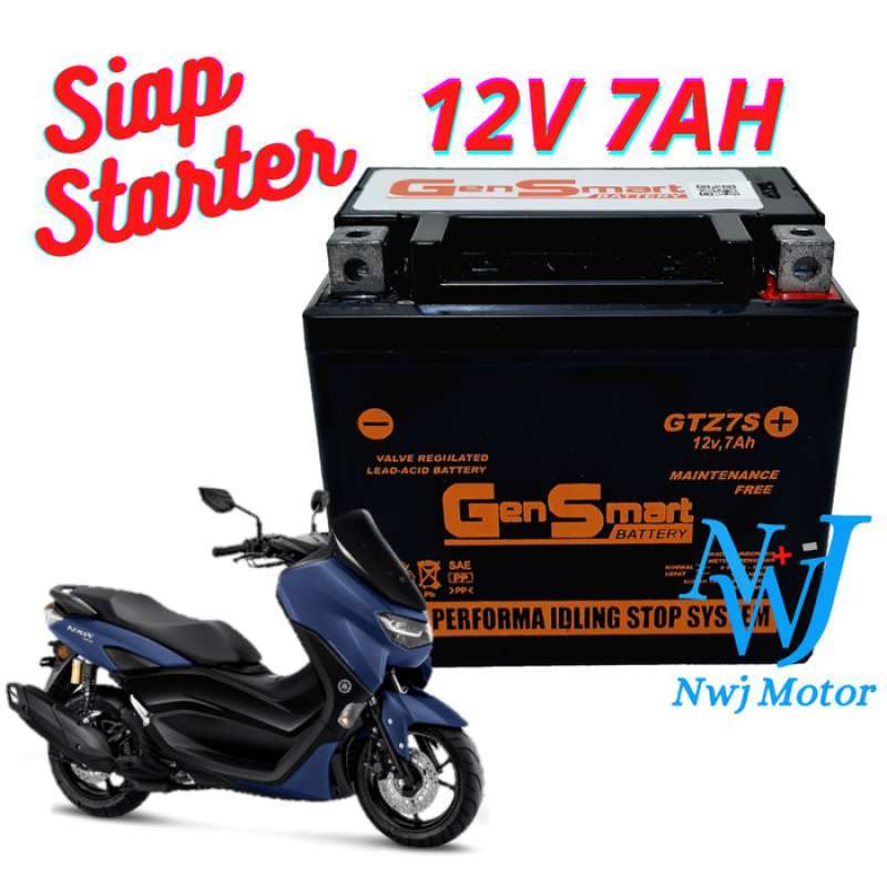 Jual Aki Motor Yamaha NMax 150 GTZ7S Itobatt Aki Kering di Seller Alfa ...