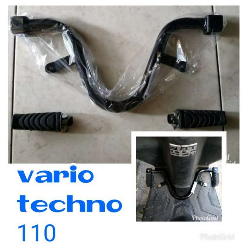 Jual Pijakan Kaki Depan VARIO TECHNO 110 Bastep Footstep Metic fullset Siap di Seller ...